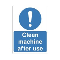 Buy and Save on Clean Machine After use Sign. Best Prices on Rainbow ...