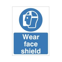Buy and Save on Wear Face Shield Sign. Best Prices on Rainbow Personal ...