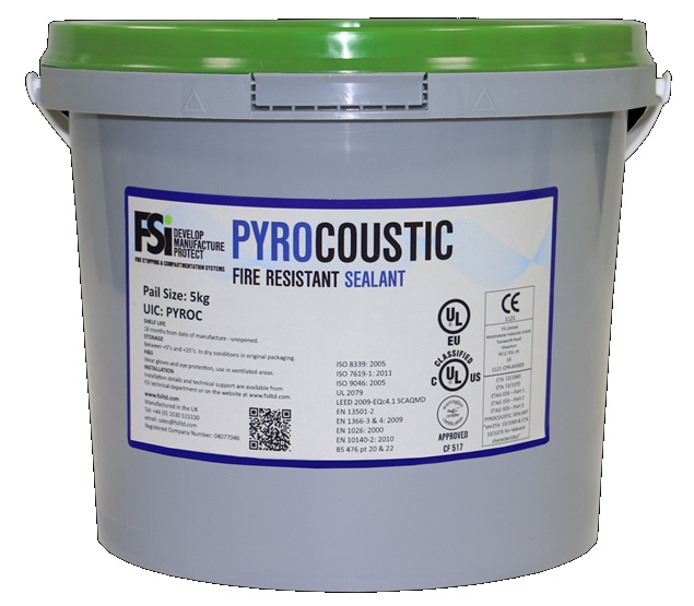 Pyrocoustic Trowel Grade Sealant