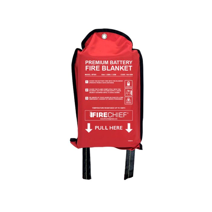 Firechief Multi Use Battery Fire Blanket 1.55 x 1.55m - Small