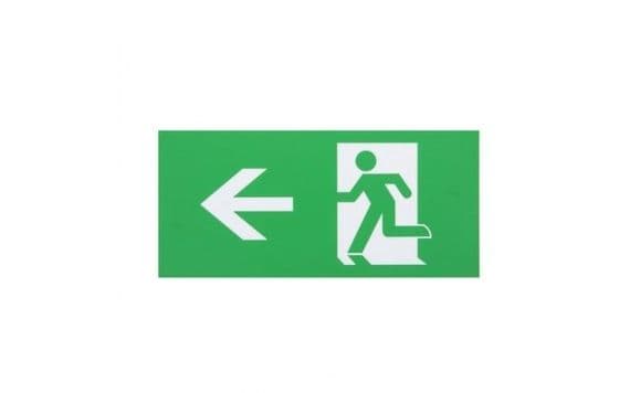 Firechief FEBL-L Exit Box Legend - Left Arrow