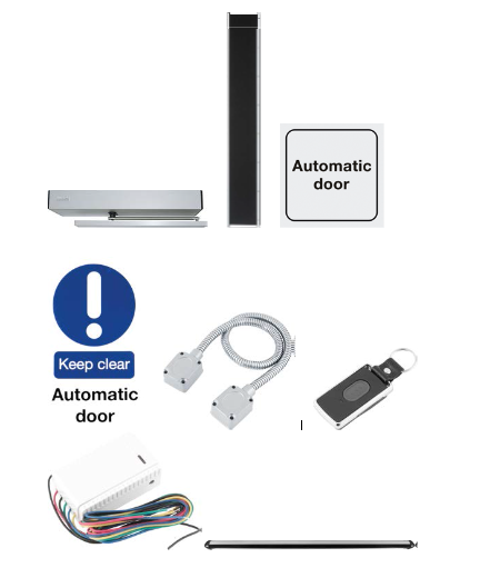Automation Kit 11, Double Door Full Safety, Remote Control Fobs For ...