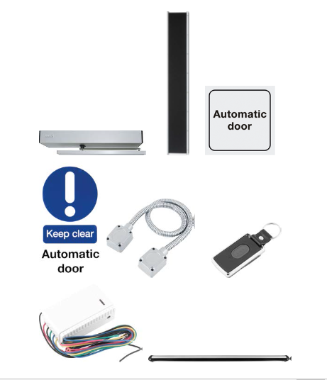 Automation Kit 17, Single Door Full Safety, Remote Control Fobs For ...