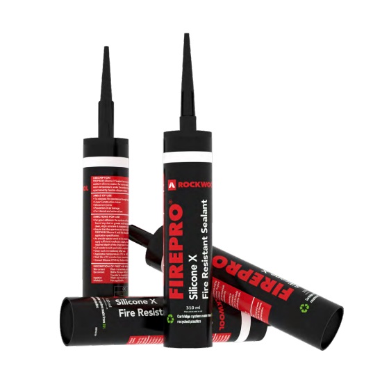 Rockwool FIREPRO Silicone X - Box of 25 tubes