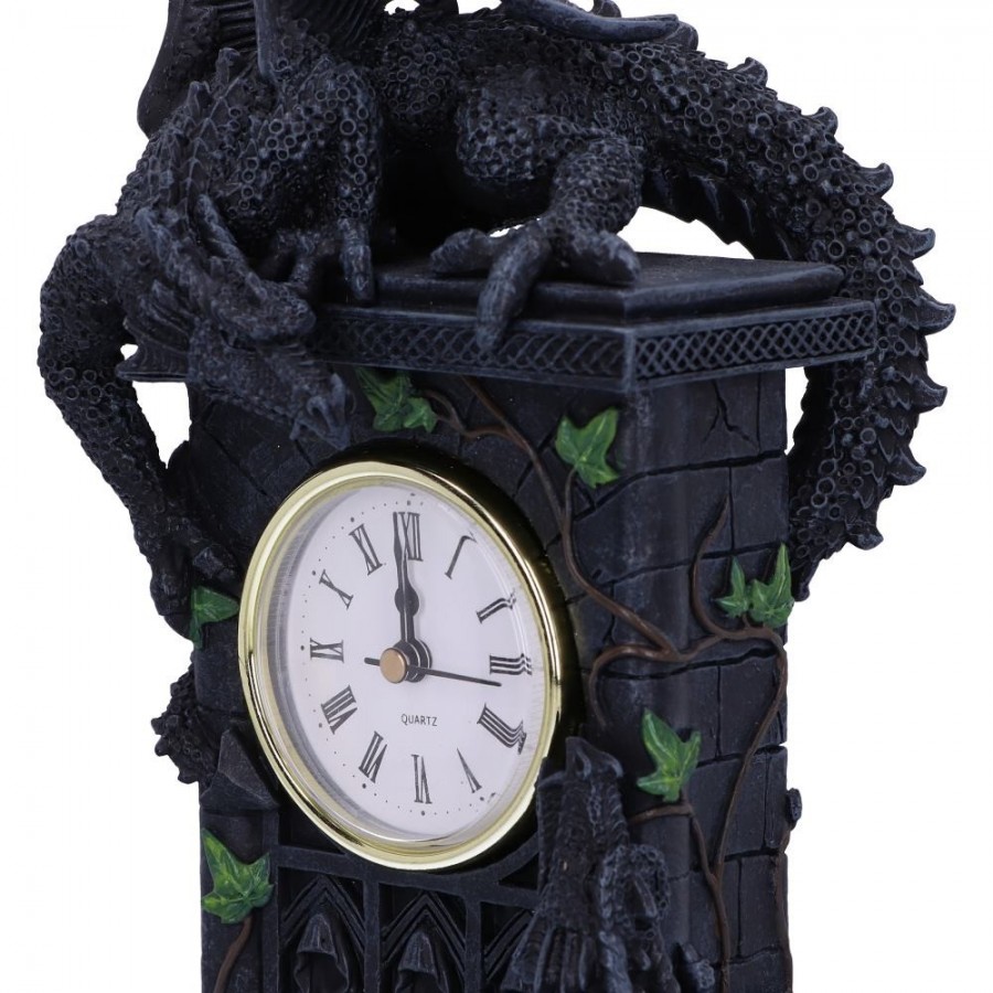 Duelling Dragons Clock Dragon Ivy Mantel Clock