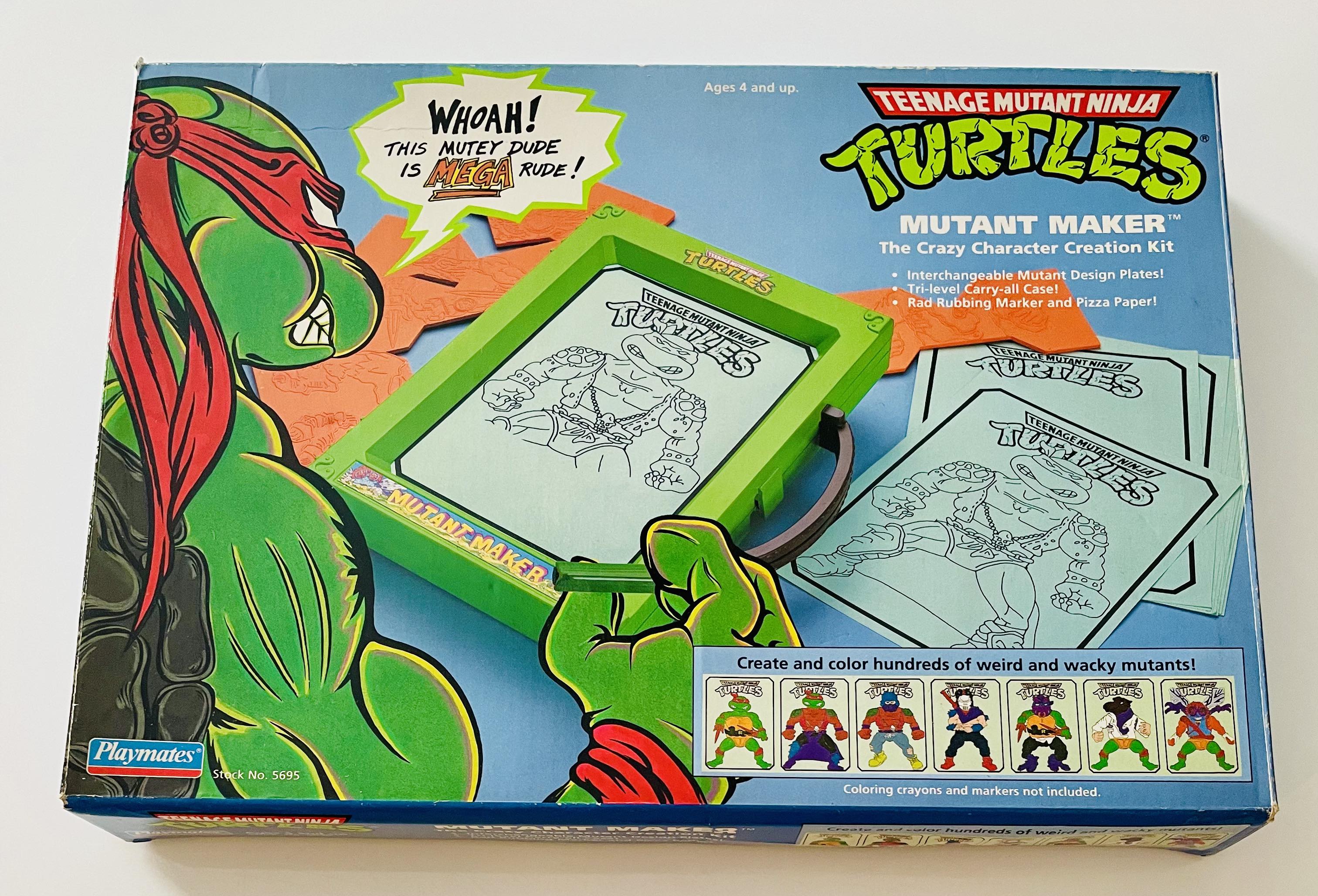 TEENAGE MUTANT NINJA TURTLES MUTANT MAKER THE CRAZY CHARACTER CREATION ...