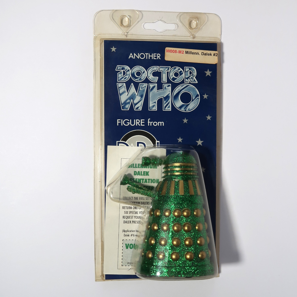 Doctor Who Dapol Green and Gold Millennium DALEK action figure