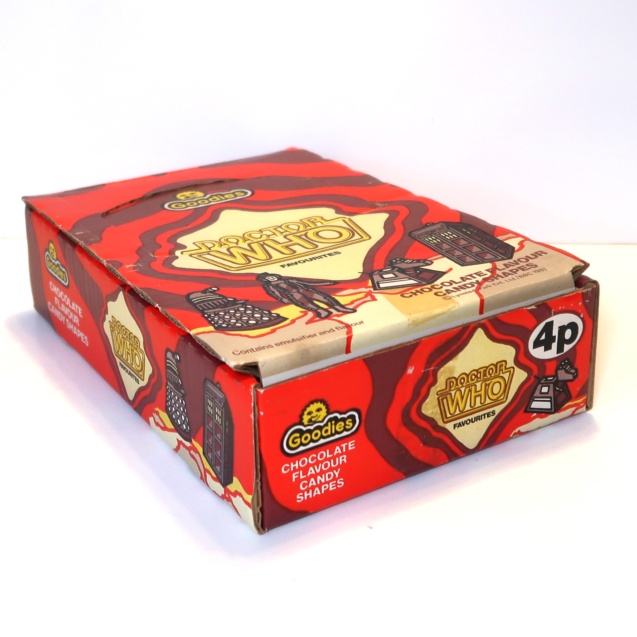 1982 Doctor Who Goodies Favourites Empty Store / Shop Display Box