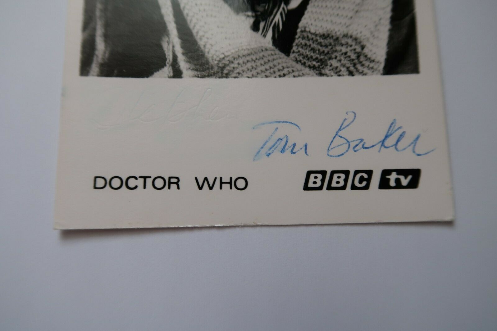 Tom Baker 1970s Original Signed BBC Official 4th Doctor Who Autograph ...