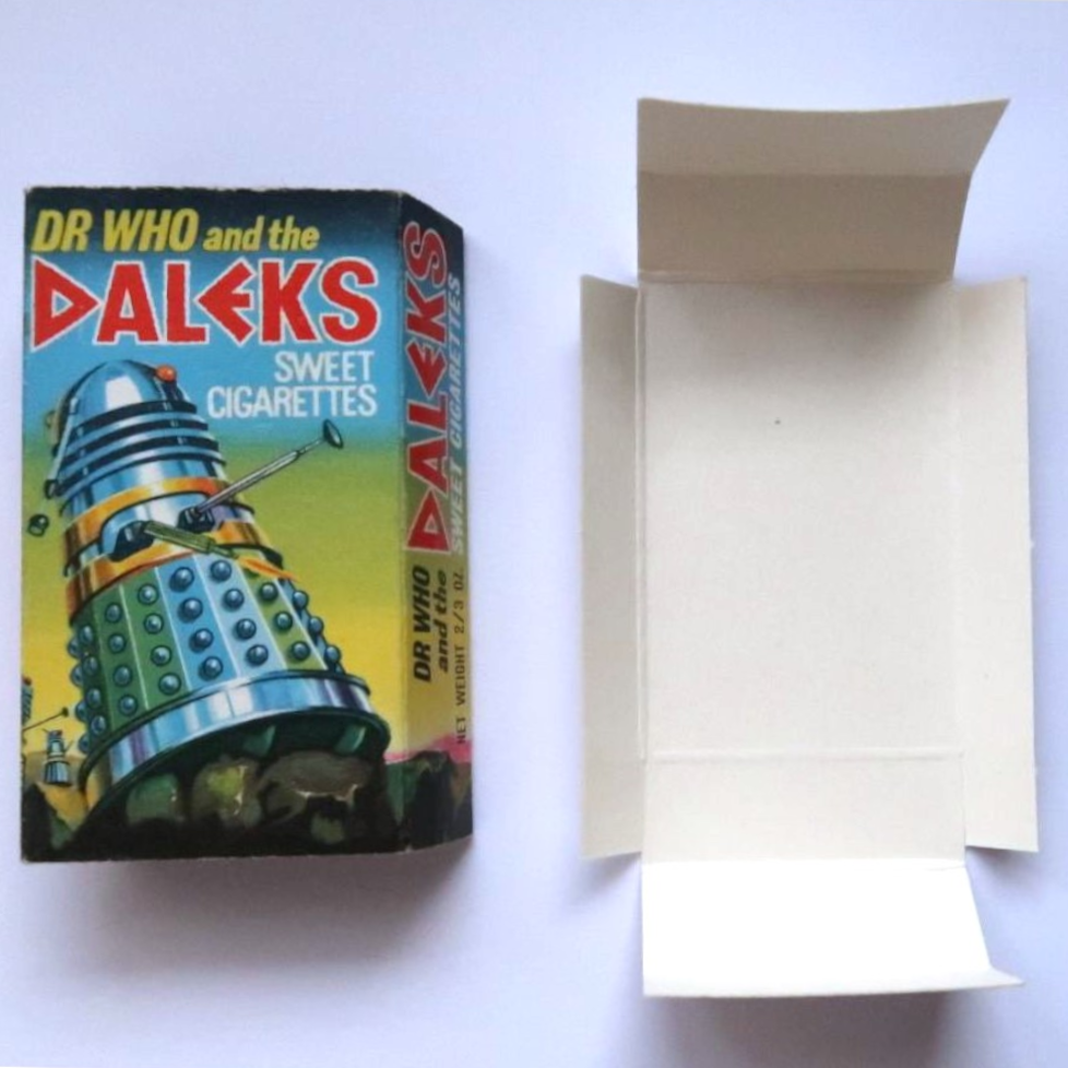 Dr Who & The Daleks 1964 Cadet Sweets Sweet Cigarette Packet Box