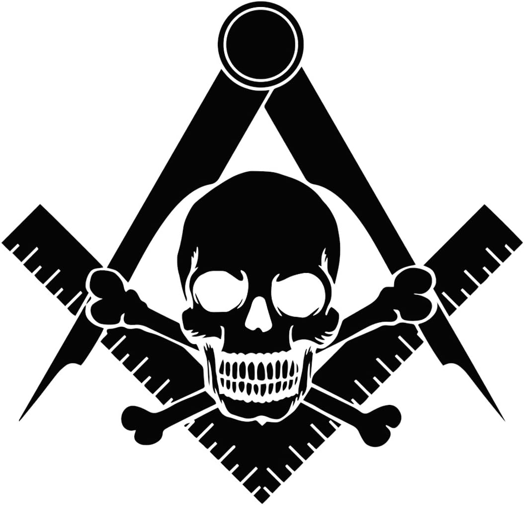 Bricklayer Mason Masonry Skull vinyl decal sticker
