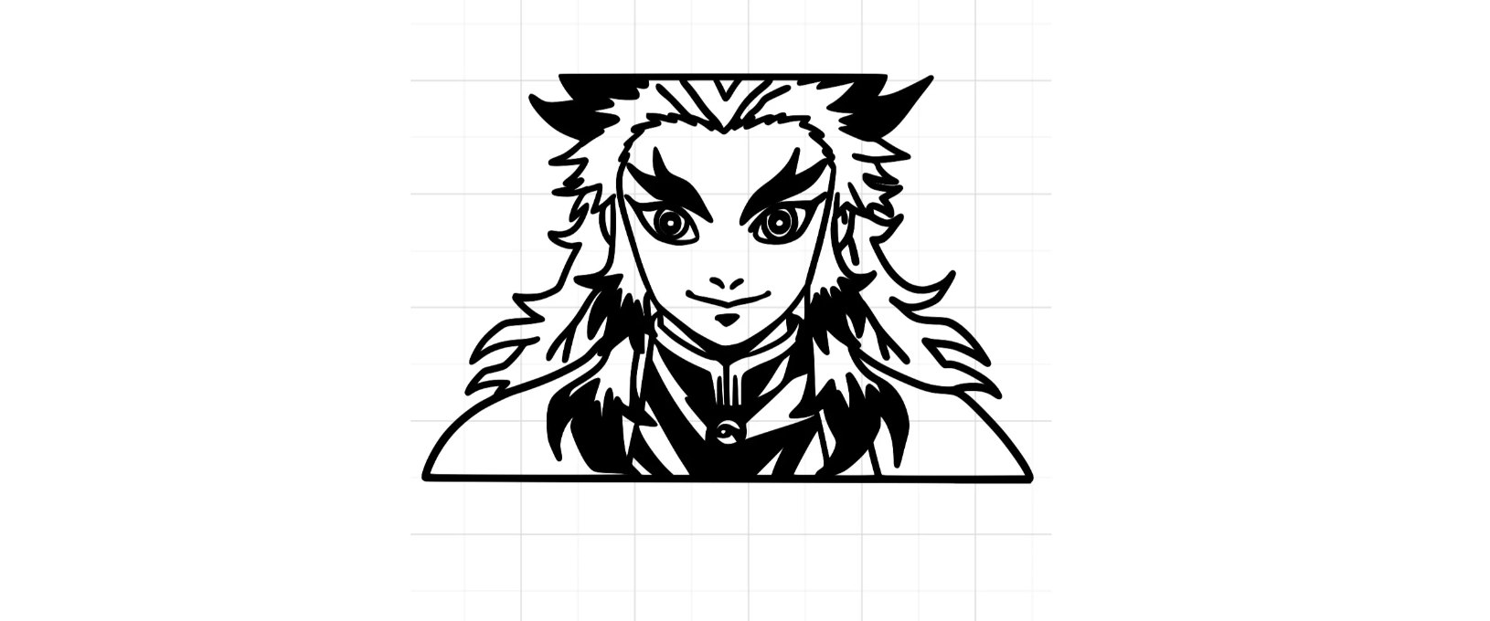 Demon Slayer Rengoku anime Vinyl Decal sticker