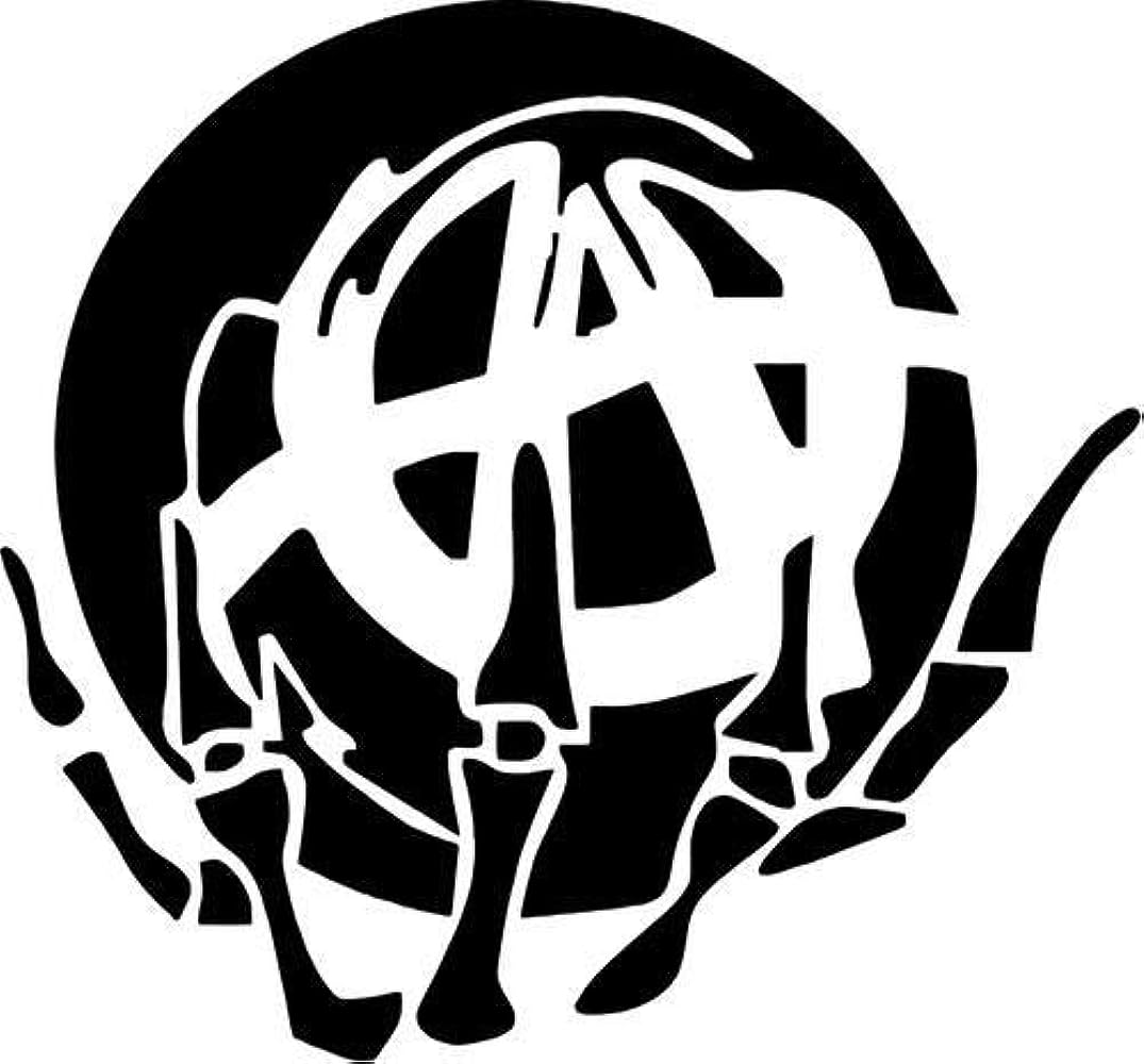 Anarchy Skeleton hand Rebel Rebellion Resistance Punk Rock Die Cut ...