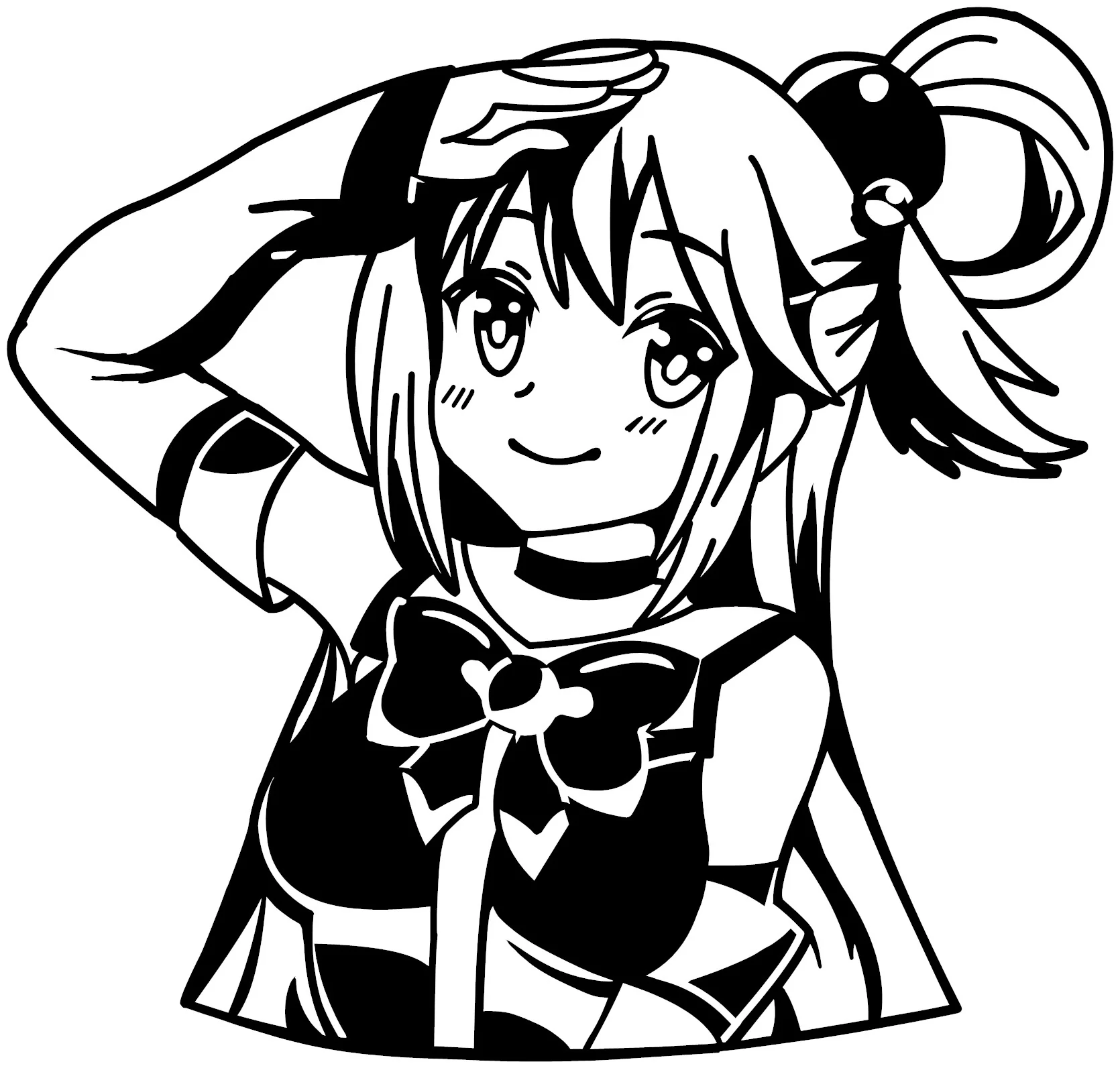 Konosuba Aqua Goddess anime Vinyl Decal sticker