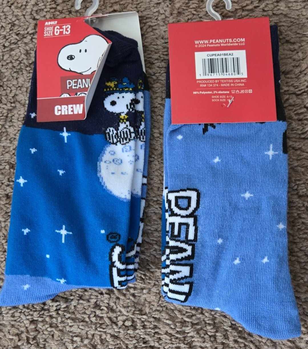 Snoopy Crew Socks
