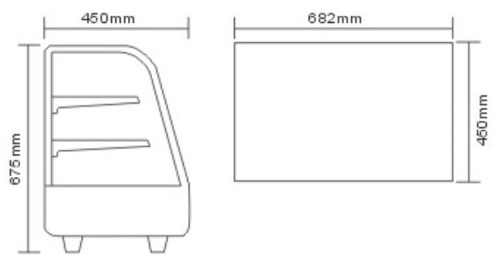 Cake Display Showcase | Countertop Cake Display