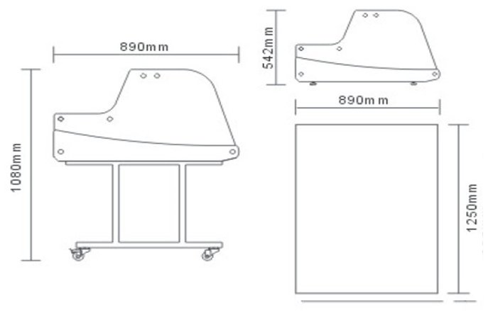 Supermarket Showcase - Commercial Display Showcase - Fishmarket