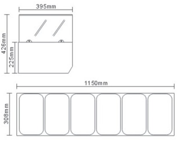 Buffet Tables and Salad Bars | Mini Salad Showcase | Best Price