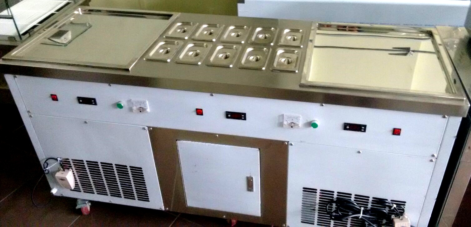 Hot sale most popular fried square ice cream roll machine for sale