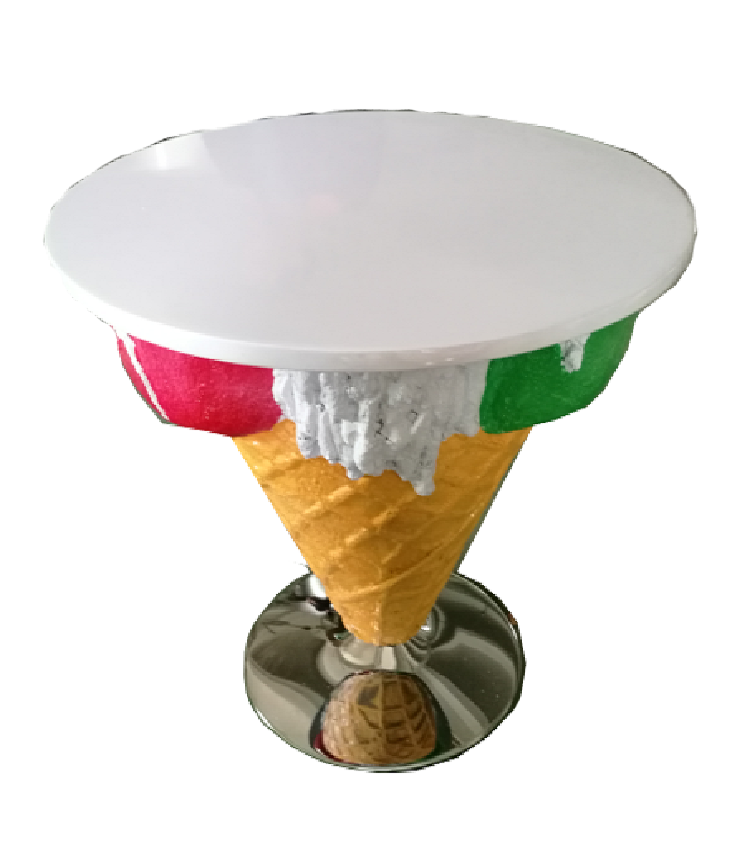 Ice Cream Table and Chairs Sets | Fiberglass Ice Cream Cone