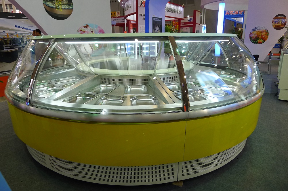 Round Ice Cream Showcase | Gelato Ice Cream Equipment