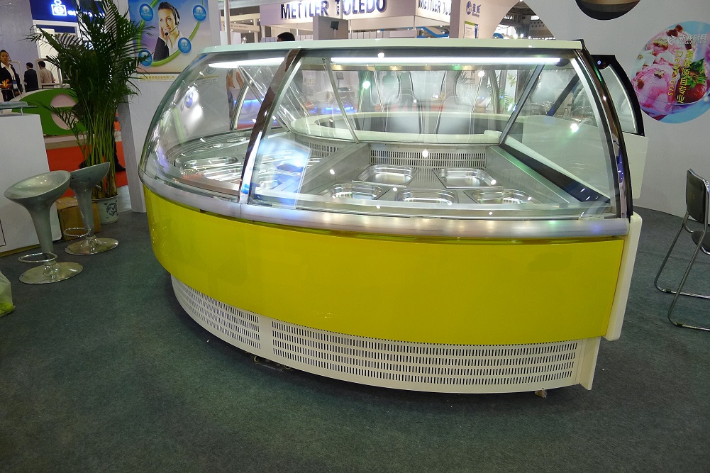Round Ice Cream Showcase | Gelato Ice Cream Equipment