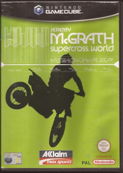 Jeremy McGrath Supercross World - Used - Nintendo Gamecube