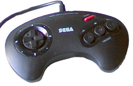 Official Sega Mega Drive 3 Button Control Pad - Used