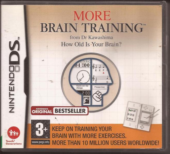 More Brain Training from Dr Kawashima How old is your Brain - Used ...
