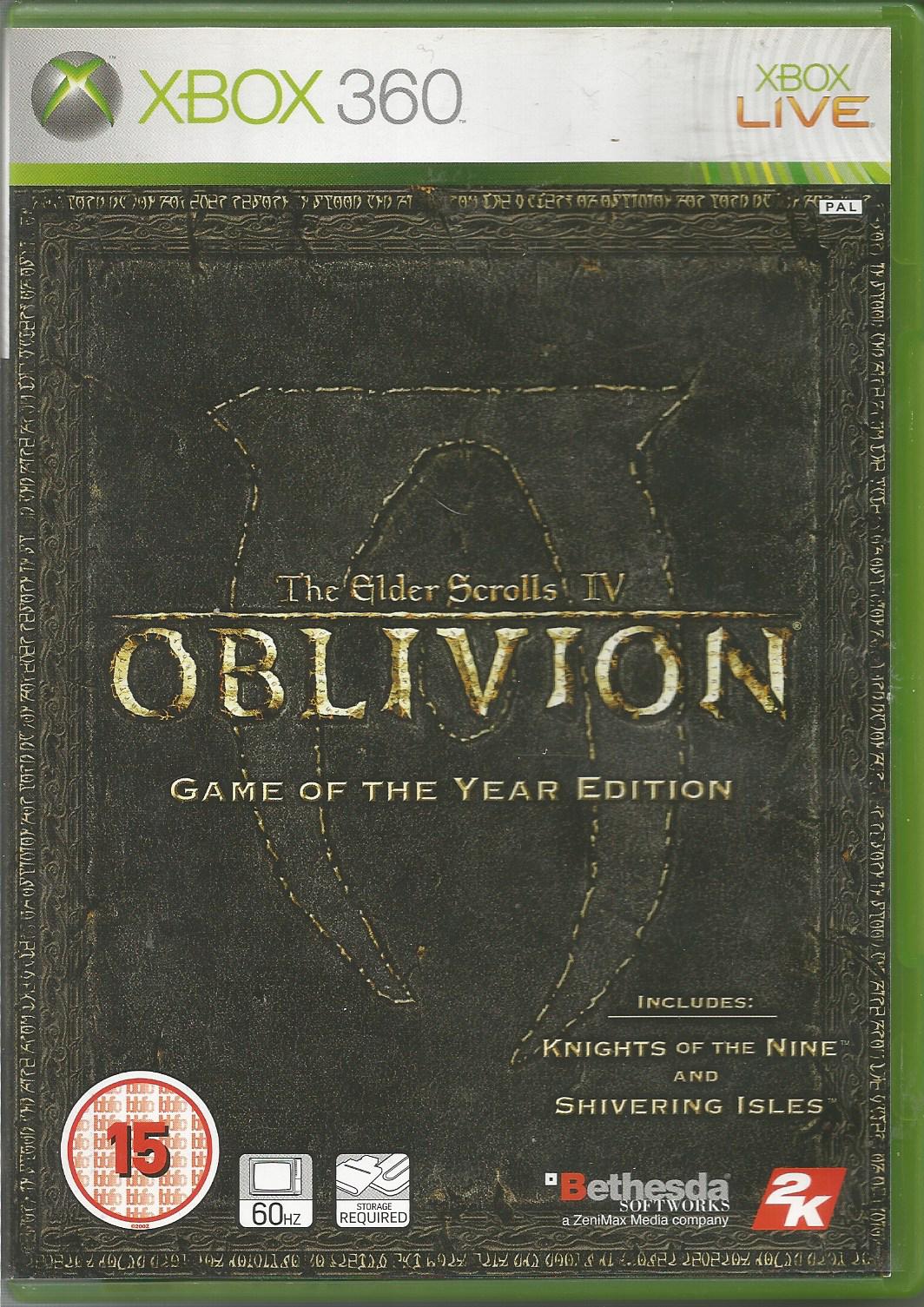 The Elder Scrolls IV Oblivion - Used - Xbox 360
