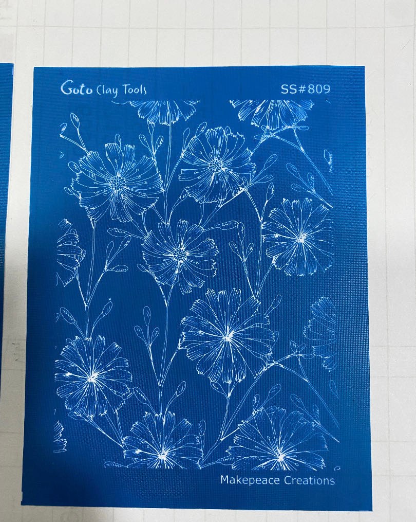 COSMOS FLOWERS SILK SCREEN