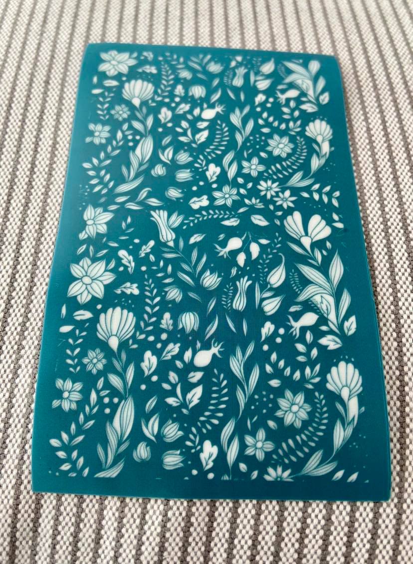 SILK SCREEN FLOWER ELEMENTS