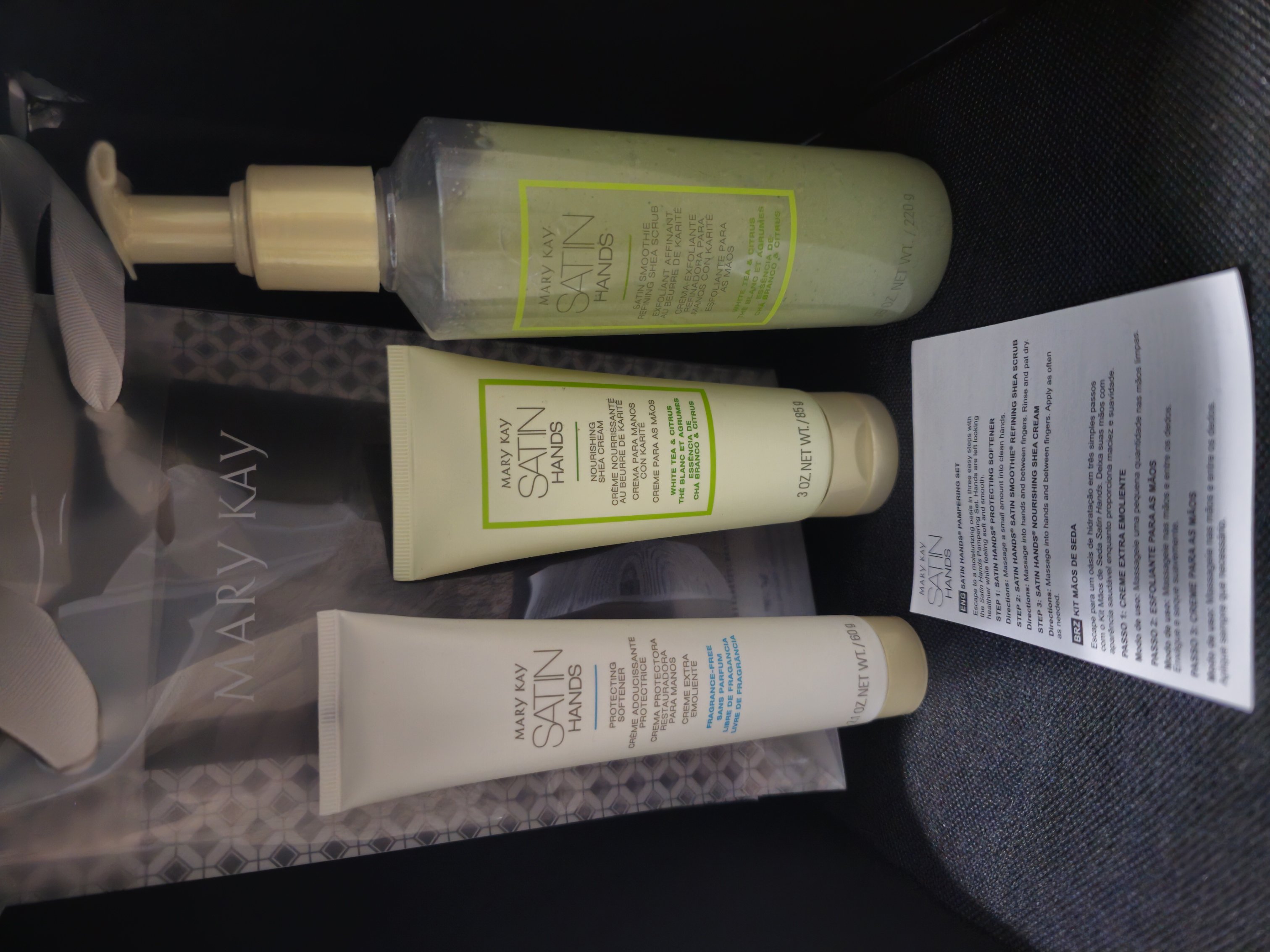 Satin Hands Pampering Sets by Mary Kay -free gift included