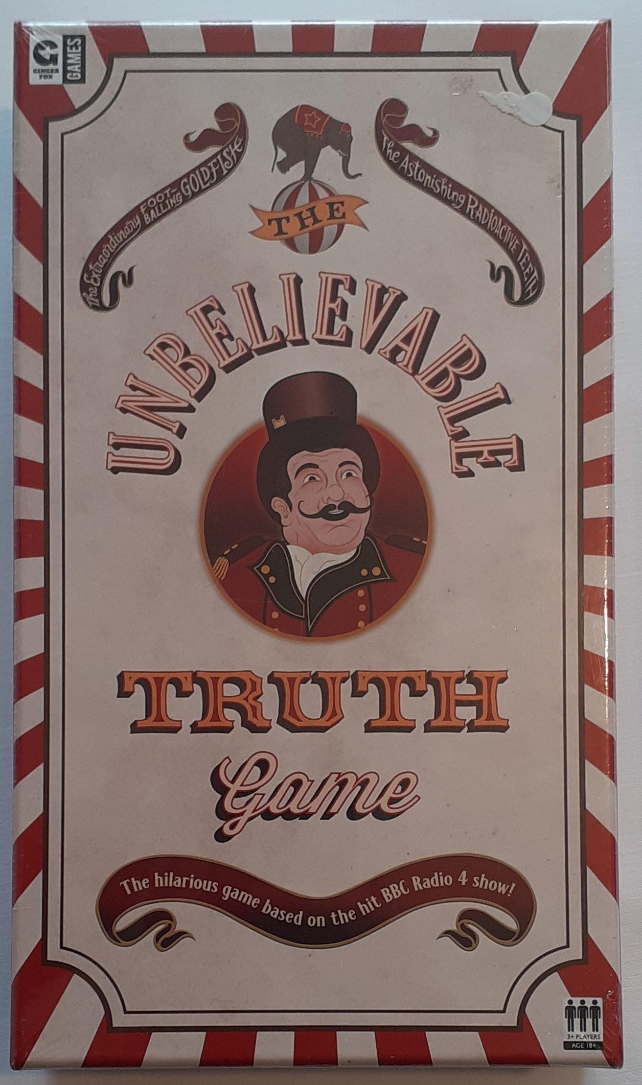 Ginger Fox Games The Unbelievable Truth Card Game NEW BNIB