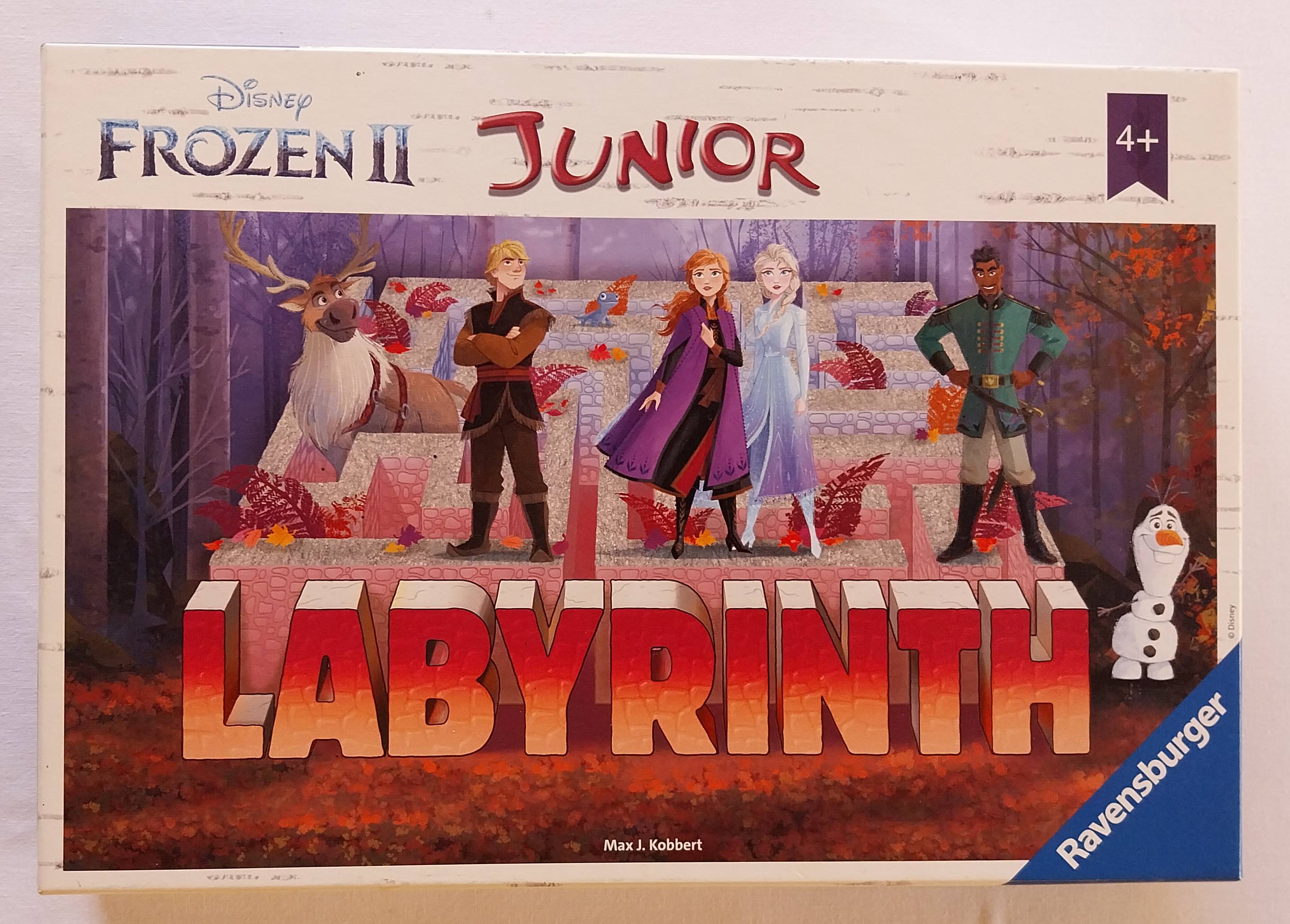 Ravensburger Labyrinth Junior Frozen 2 Board Game COMPLETE