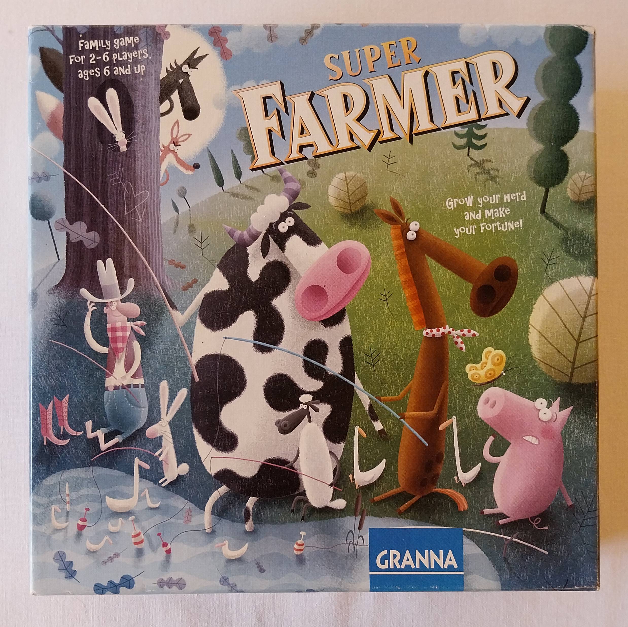 Granna Super Farmer Board Game COMPLETE