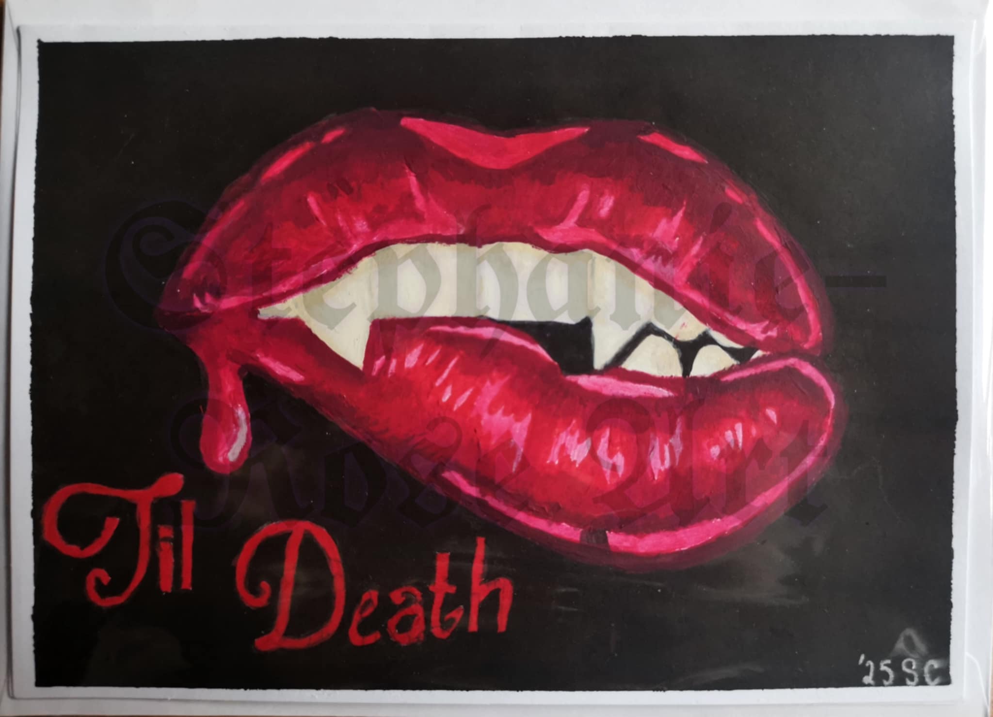 "Til Death" - Valentines Day Greeting Card