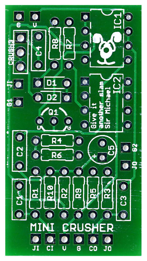 PCB - FuzzPup Crusher