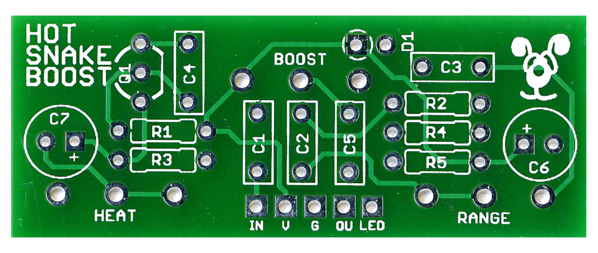 PCB - Hot Snake Treble Hoost