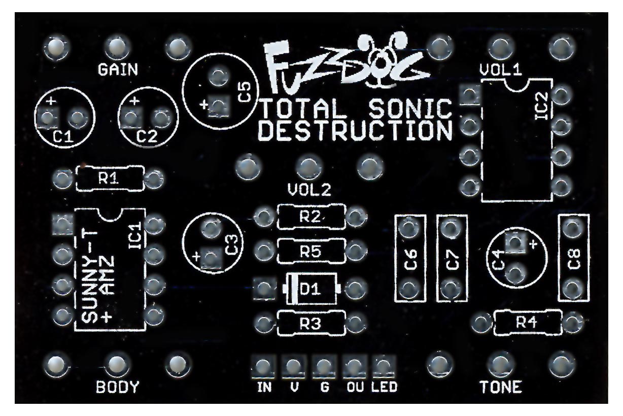 Sunny-T Extreme - Total Sonic Destruction PCB