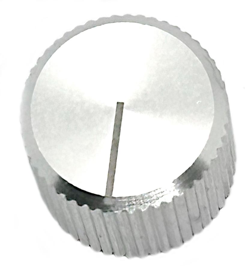 Mini Knurled Aluminium Knob - Black