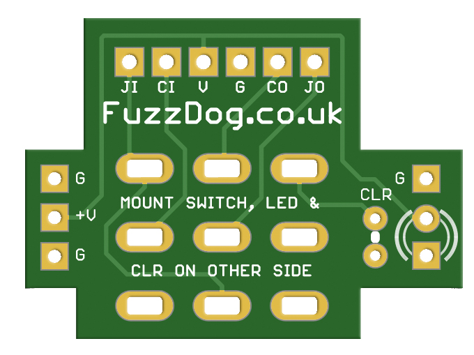 PCB - 3pdt daughterboard