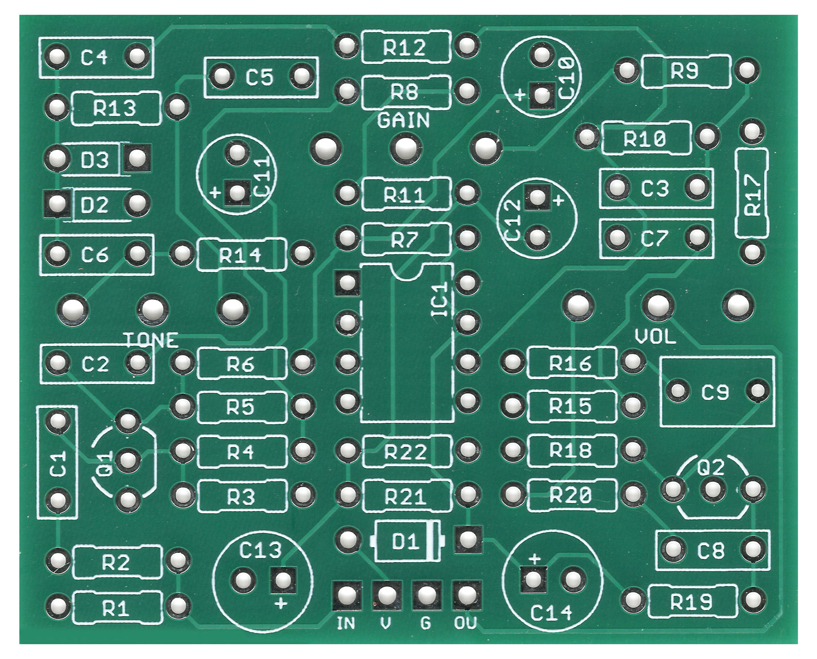 19 Bells Multi-Muff Fuzz PCB