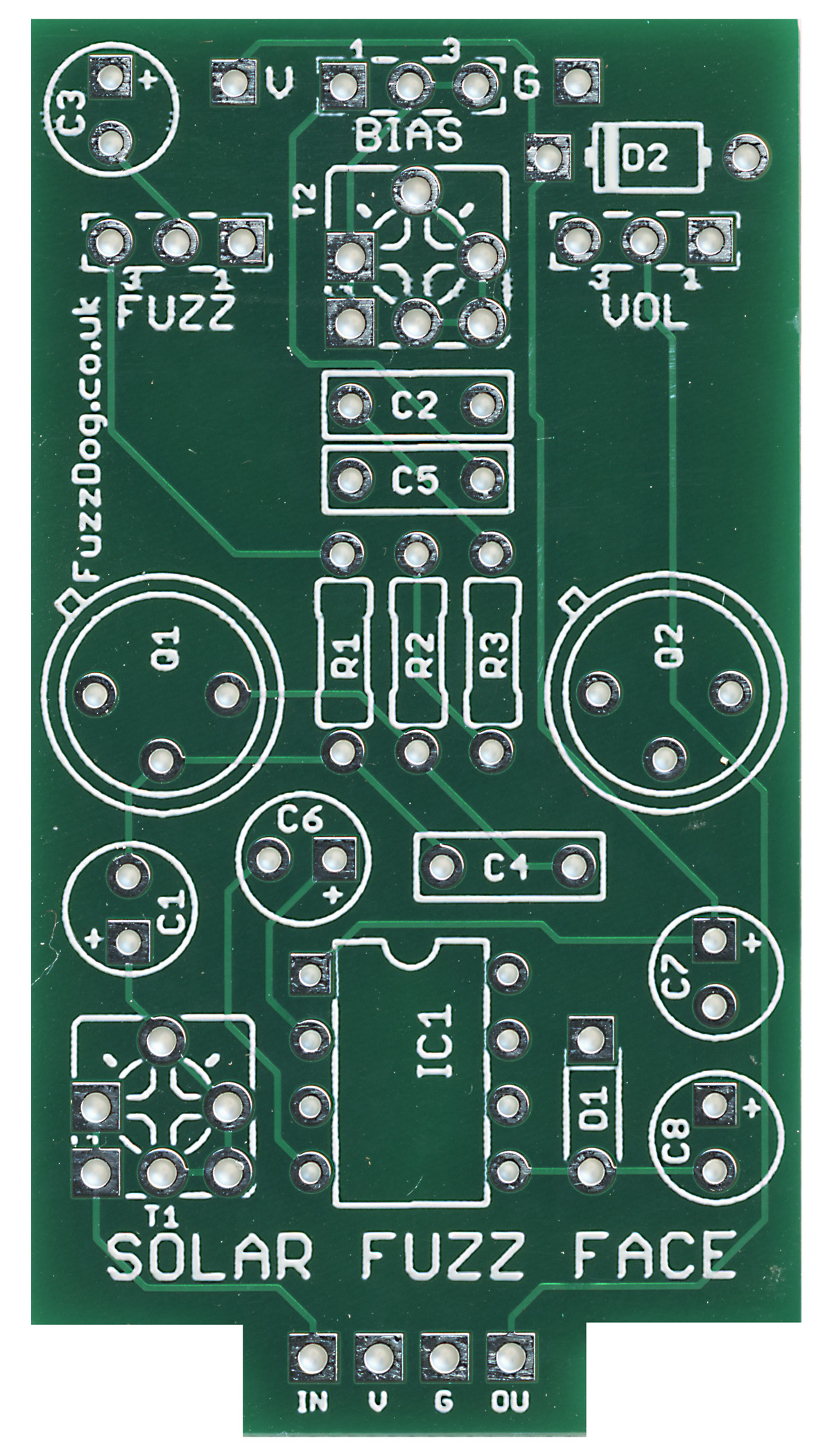FuzzPup Solar Face PCB