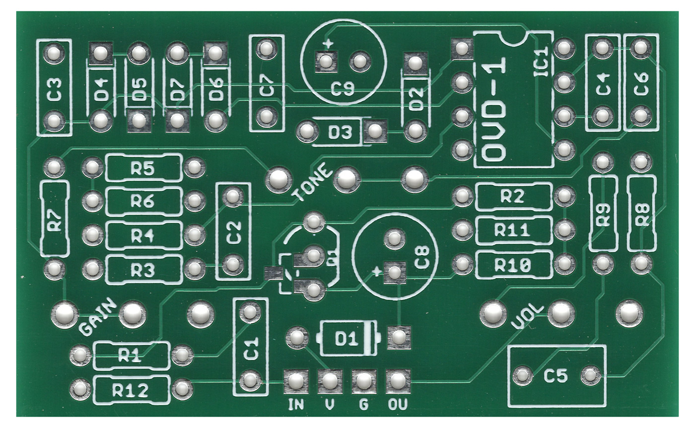 PCB - Tube Screamer v1