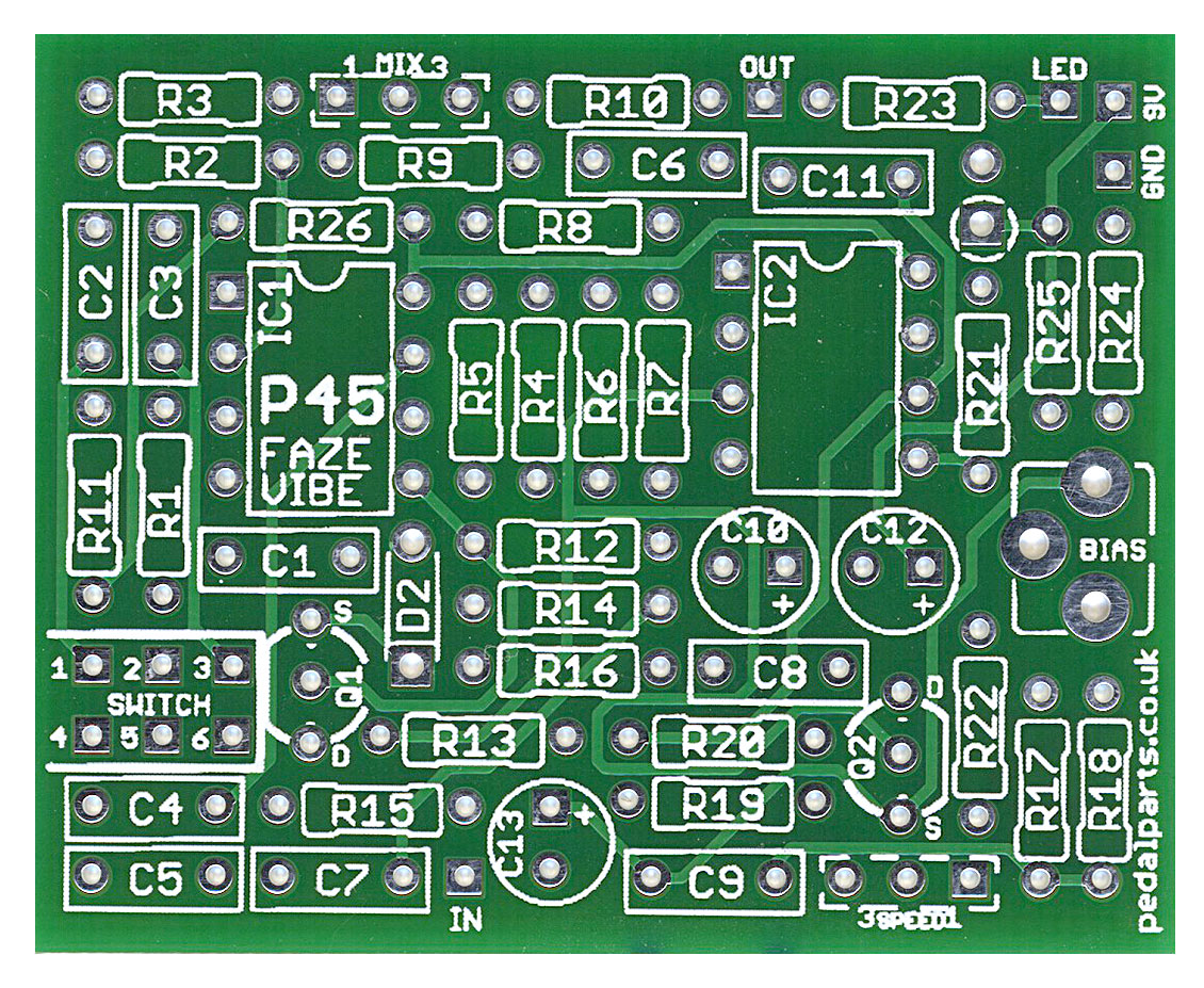 PCB - P45 Phaser