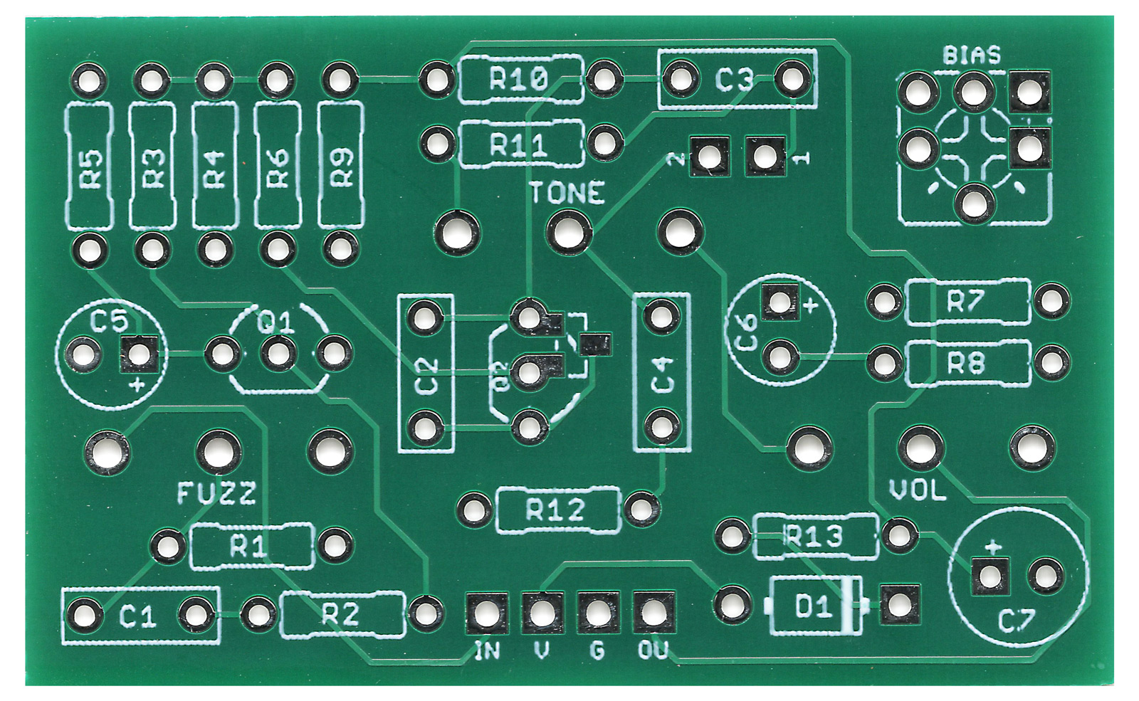 Polar White Face PCB