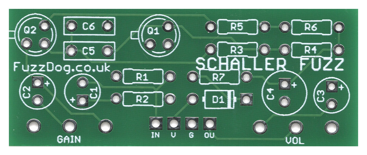 Schaller Fuzz PCB