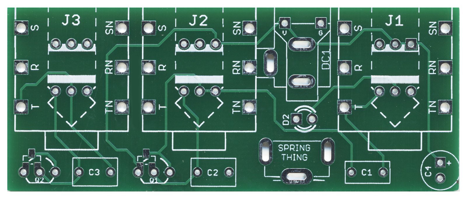 Spluffer - Buffered signal splitter -Board mountPCB