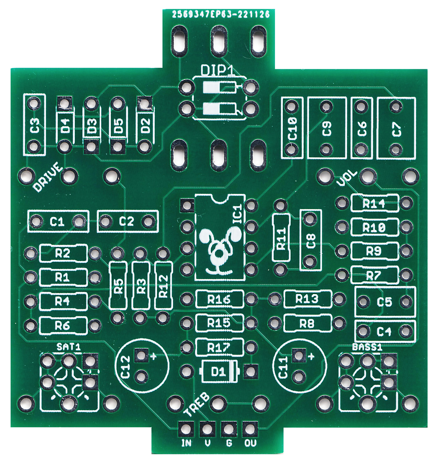 Secret Screamer PCB